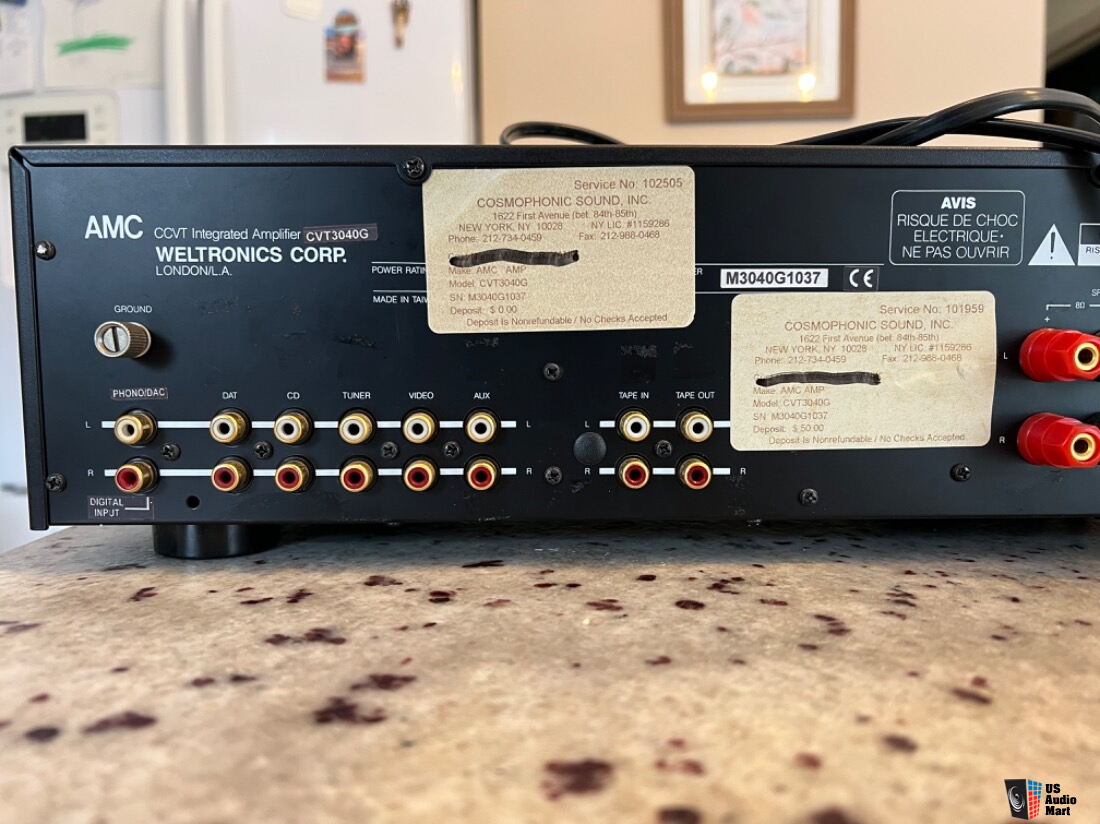 AMC CVT 3040 TUBE Integrated Amplifier Photo #3805555 - US Audio Mart