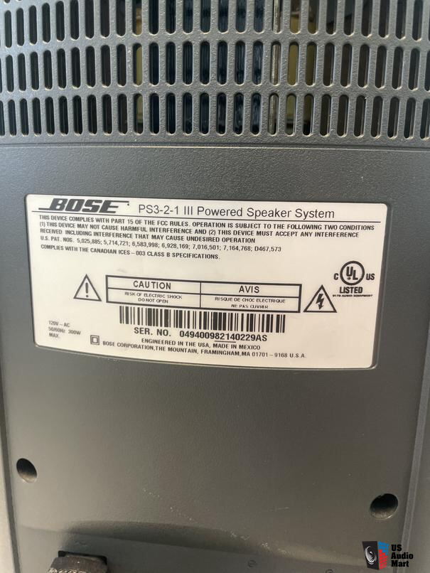 Bose 321 Series III Powered Speaker System Photo #3807151 - US Audio Mart