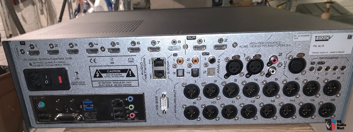 Trinnov Altitude 16, 16 + 4 = 20 channels.. world's finest processor ...
