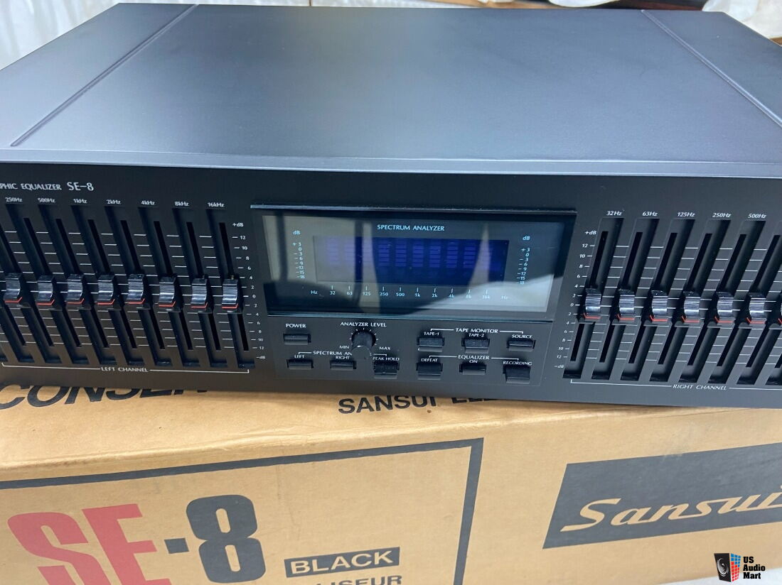 Sansui SE-8 Graphic Equalizer w/Spectrum Analyzer FREE shipping Photo ...