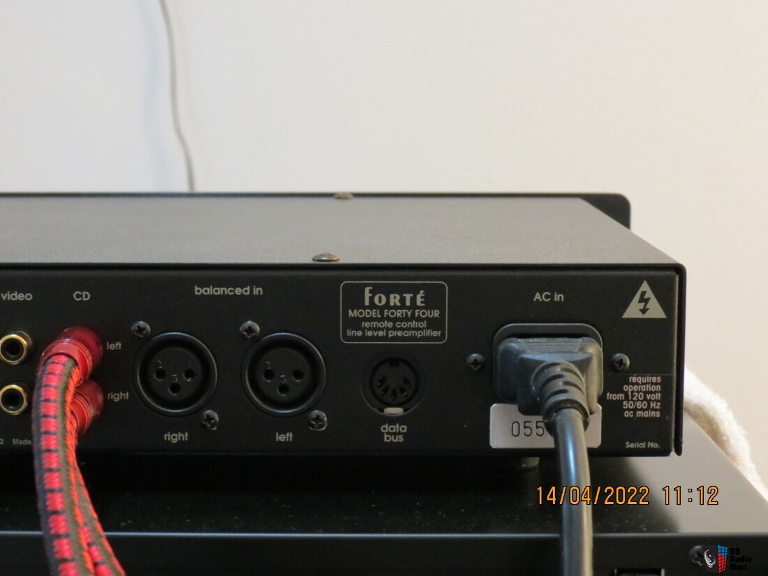 Forte 3 power amp and Forte 44 Preamp Photo #3810212 - US Audio Mart