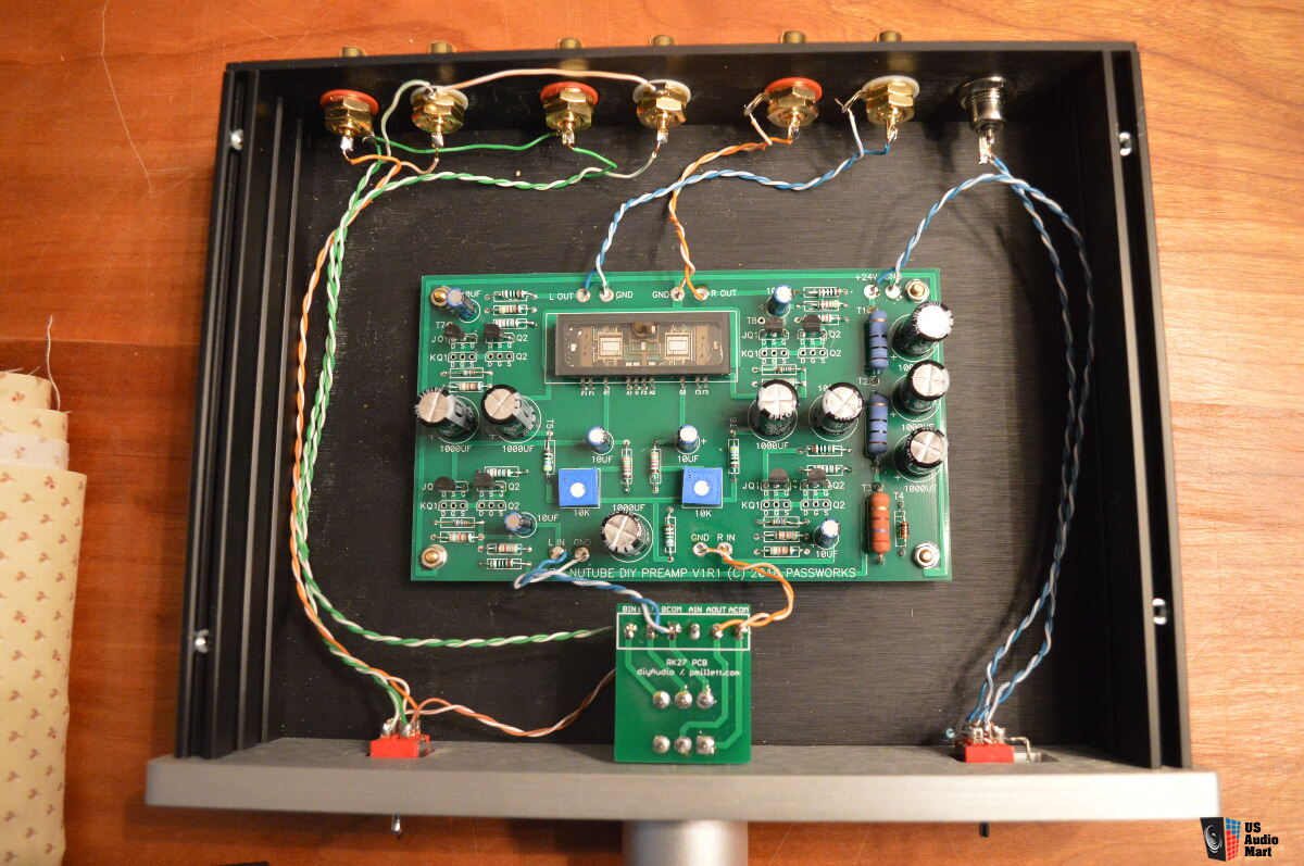 Nelson Pass Korg B1 Nutube preamp DIYAudio kit assembled and tested ...