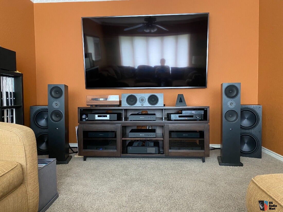 Linn Ninka Loudspeakers + RARE Ninka Upgrade Polymer Kustone Stands ...
