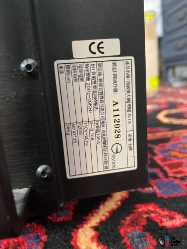 Usher Reference R1.5 Power Amplifier - Nice! Photo #3813175 - US Audio Mart