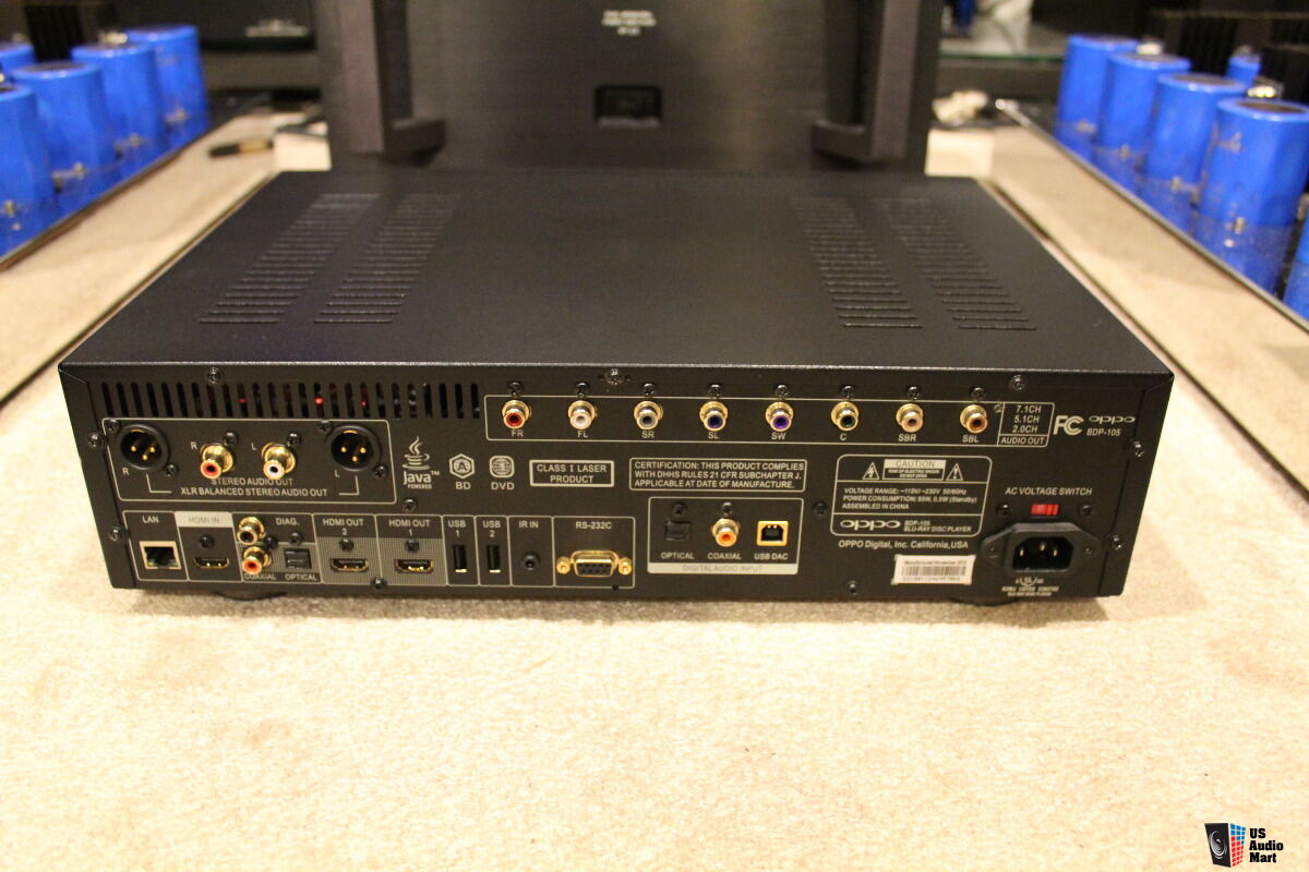 OPPO BDP-105 CD SACD Player REFERENCE Upgraded LPS Edition Photo ...