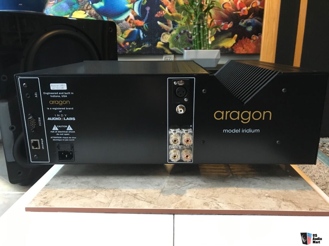 Aragon Iridium Mono-Block Reference Amplifiers 1 Pair In Black New Open ...