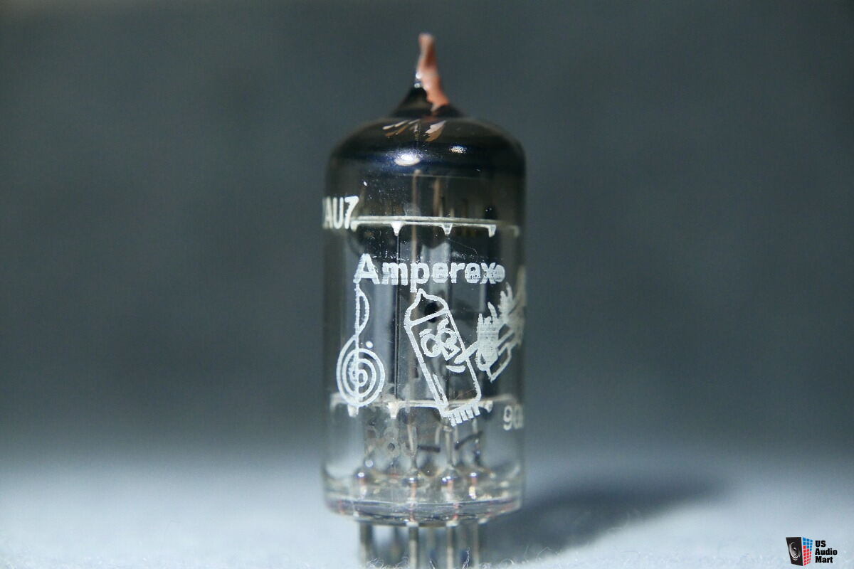 Mullard 12AU7 Long Plate Dual Post Getter, Made in 1958 in UK, Rare ...