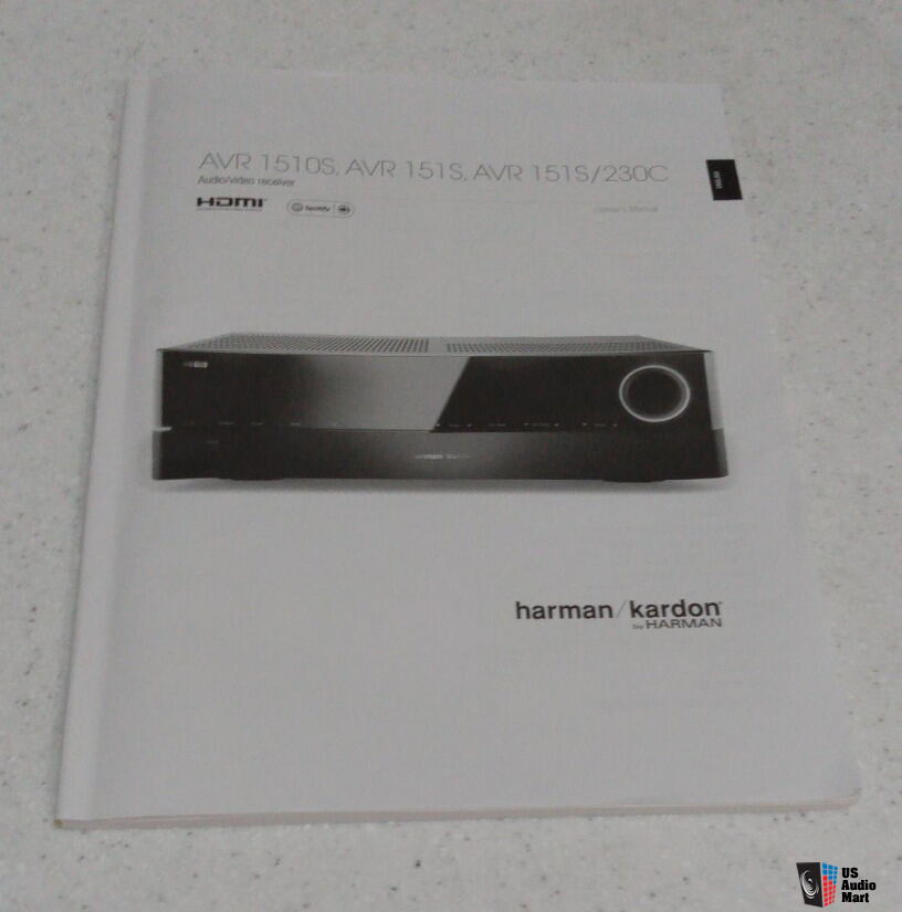Harman Kardon AVR 1510S 5.1-channel home theater receiver Photo ...
