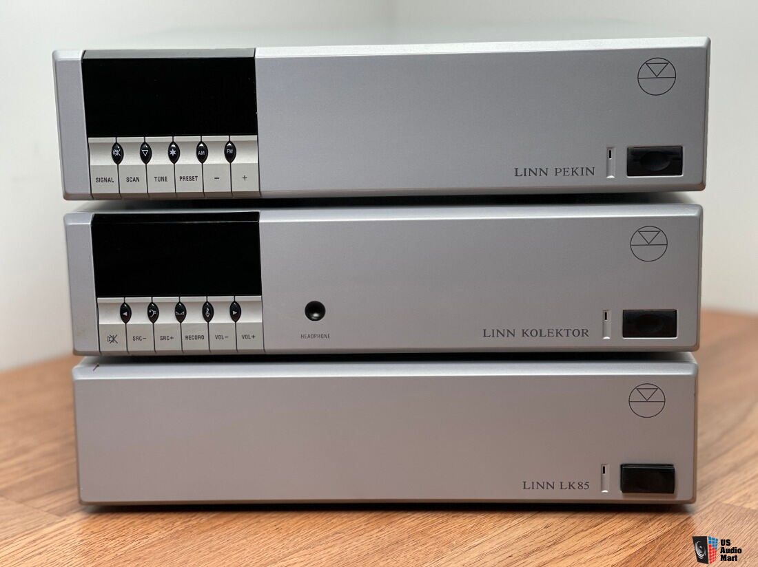 Linn Kolektor Preamp, Pelkin Tuner and LK85 Power Amplifier Photo ...