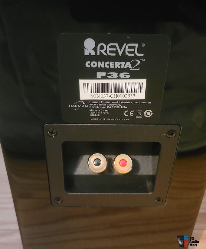 Revel F36 2 1/2-way Triple 6.5" Floorstanding Loudspeaker Photo ...