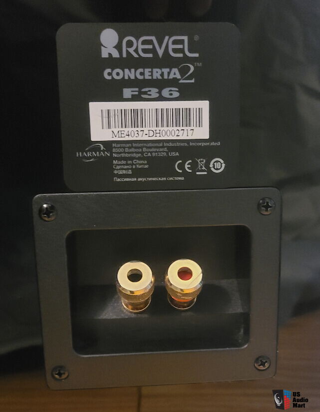Revel F36 2 1/2-way Triple 6.5" Floorstanding Loudspeaker Photo ...