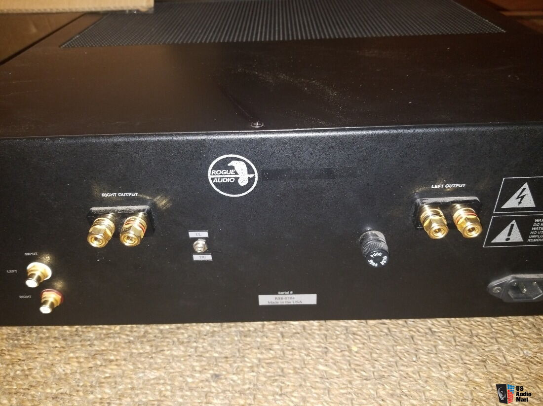 Rogue Audio Stereo 90 Tube Amplifier New Gold Lion KT-88 legendary ...