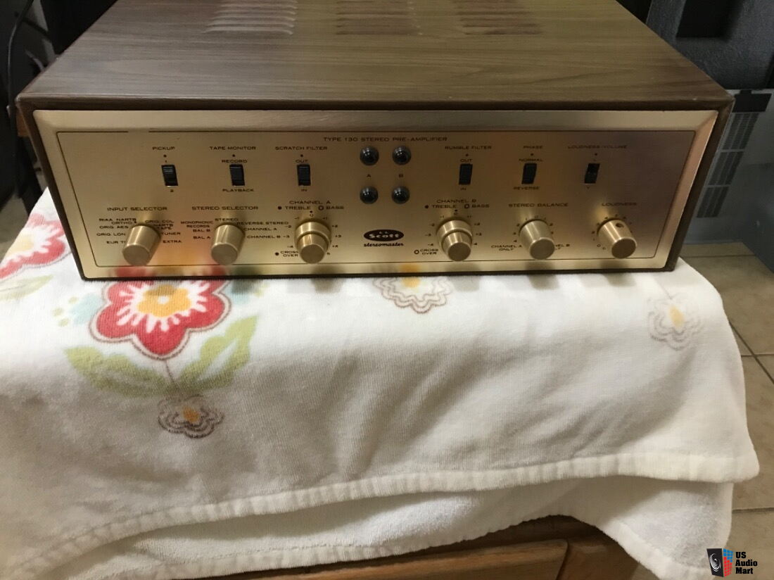 HH Scott 130 preamp fully restored plug and play For Sale - UK Audio Mart