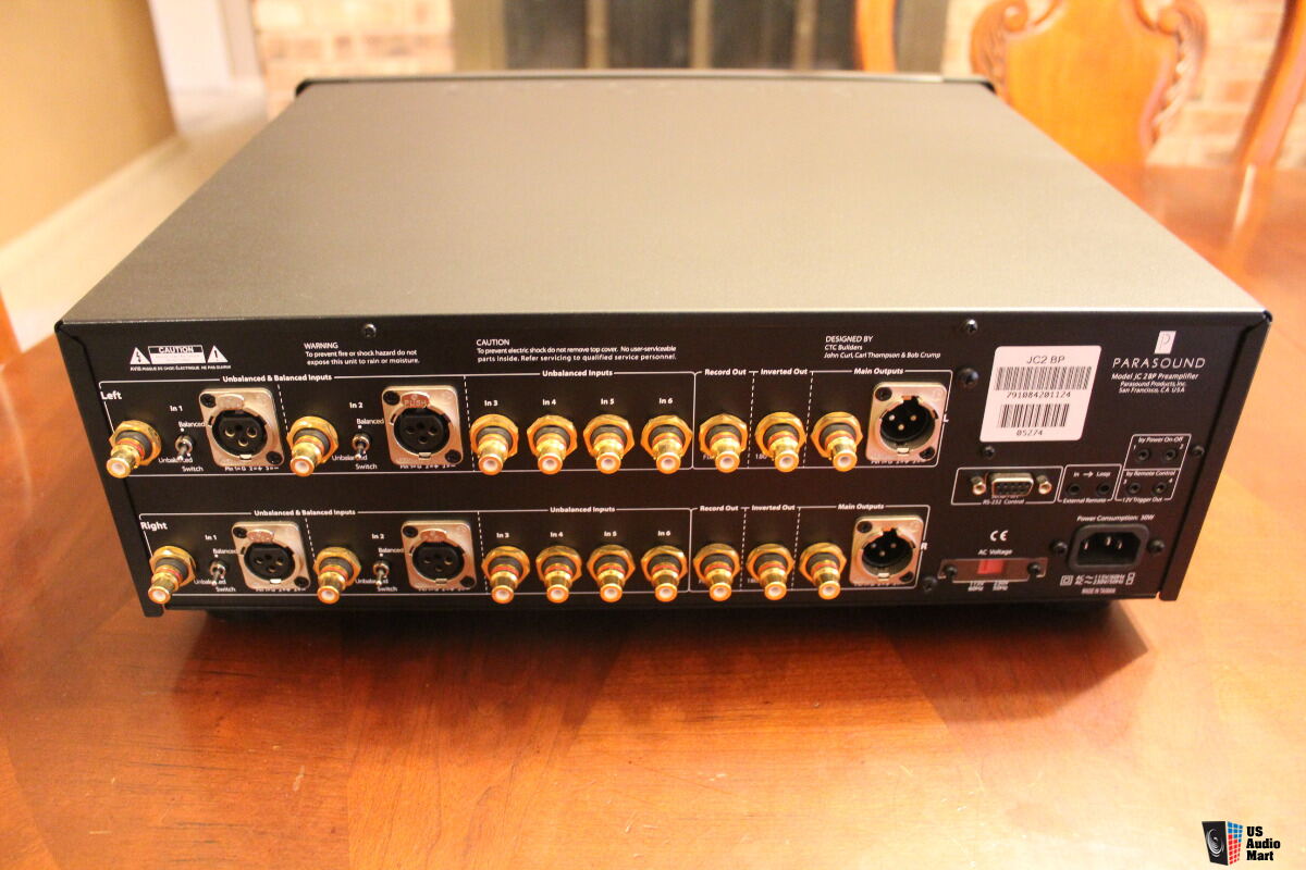 Parasound JC2 BP Preamplifier in Black NICE Photo #3839843 - US Audio Mart