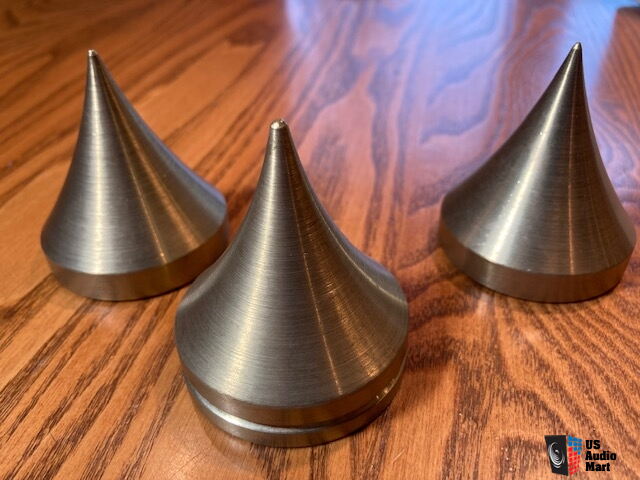 Large Brass Isolation Cones - Set of 3 Photo #3840483 - US Audio Mart