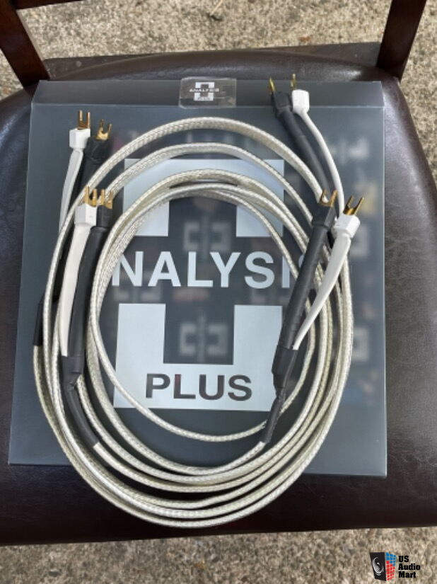 Analysis Plus BIG SILVER Oval Speaker Cable - 8 feet For Sale - US ...