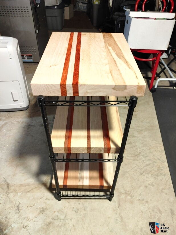Exotic wood amplifier or turntable shelf 2" thick Photo #3849387 - US ...