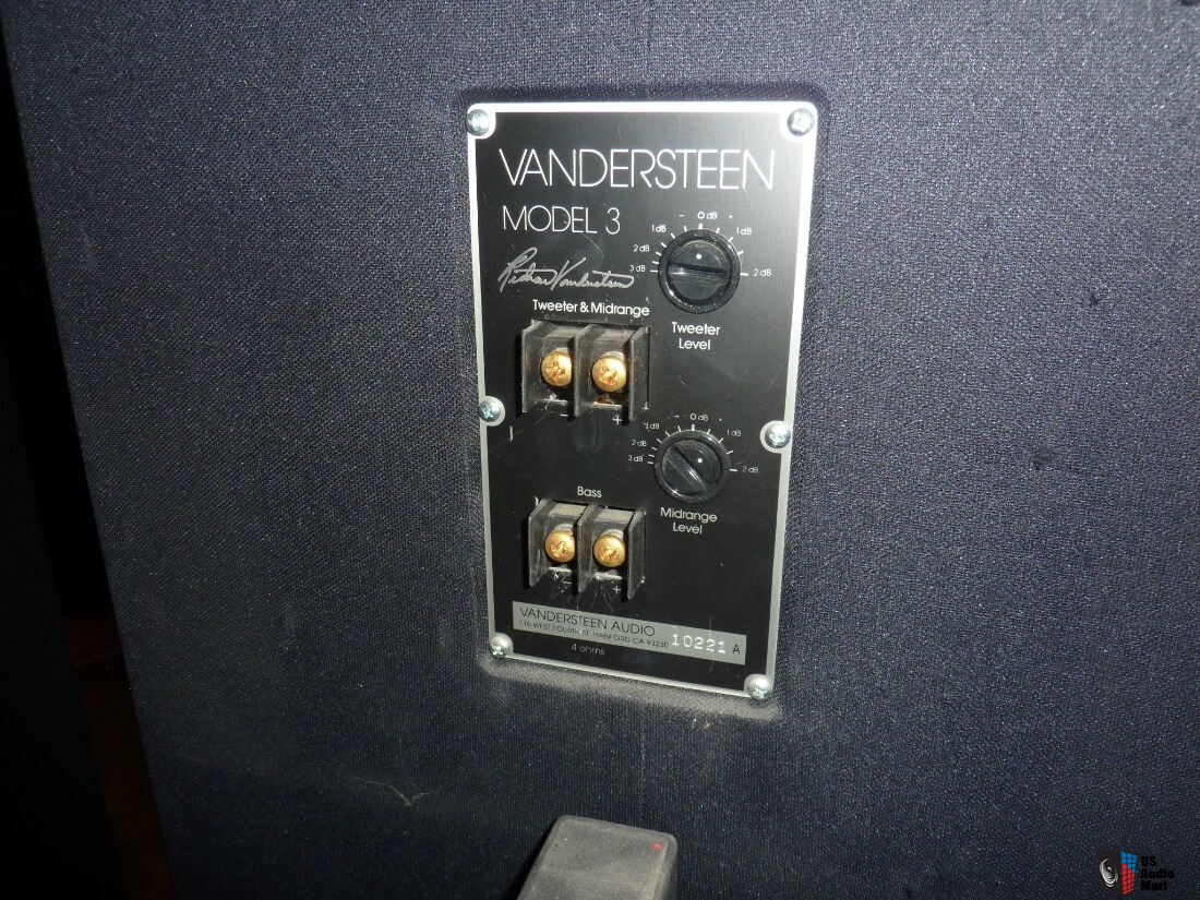 Vandersteen 3A Signatures - complete w/original boxes, etc Photo ...