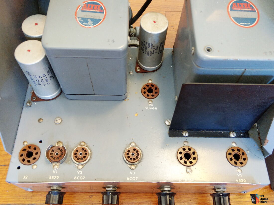 ULTRA RARE: Pair (2) Altec A-25-B Mono Tube Theater Amplifiers Based on ...