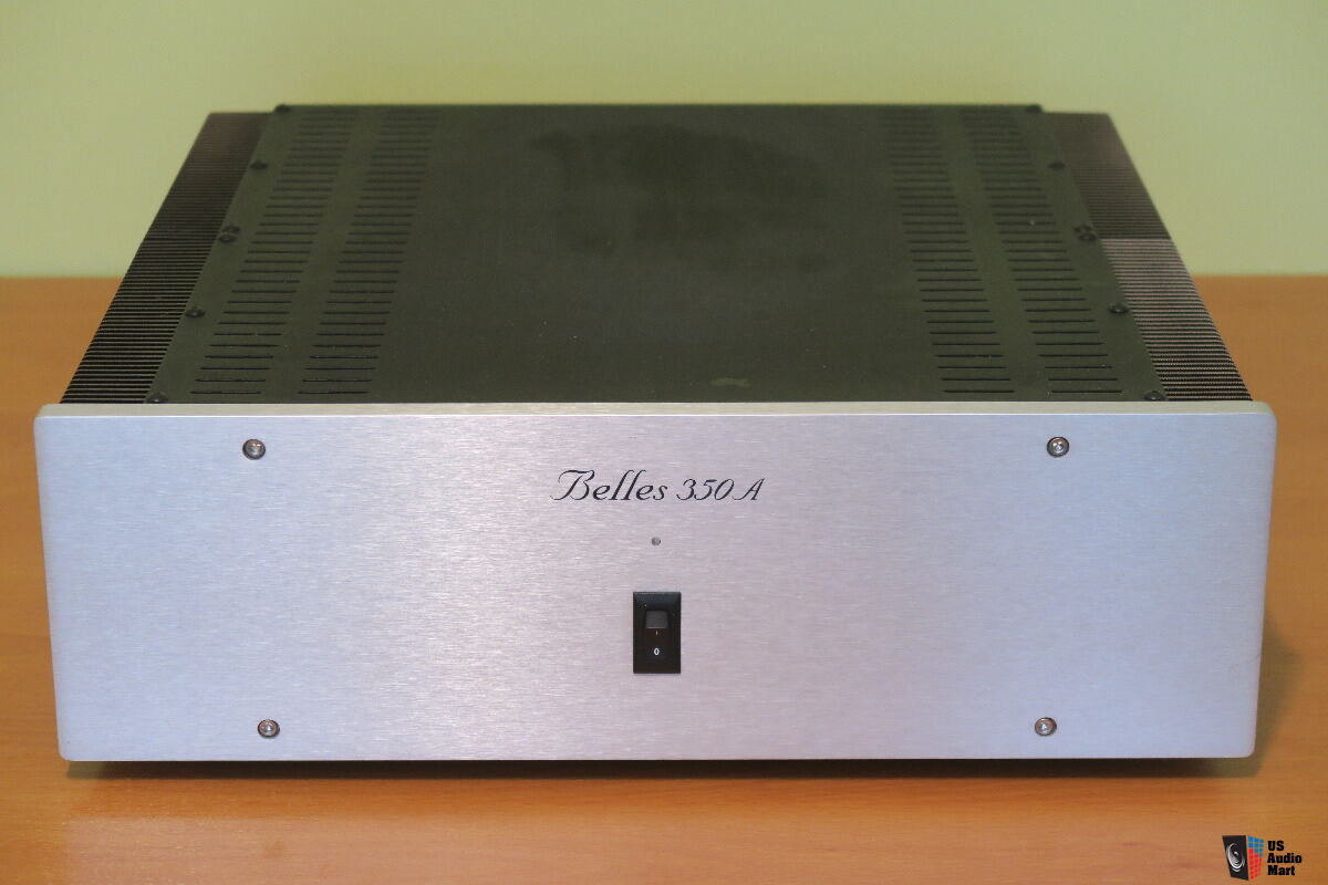 Belles 350A Stereo Power Amp Amplifier 250W/ch Silver Made in USA Photo ...