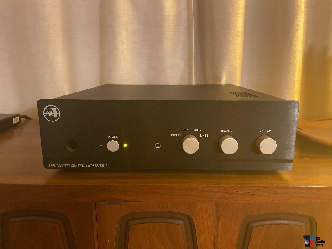 Rogue Audio Sphinx v3 Integrated Amplifier w/ upgraded tubes - 1 year ...