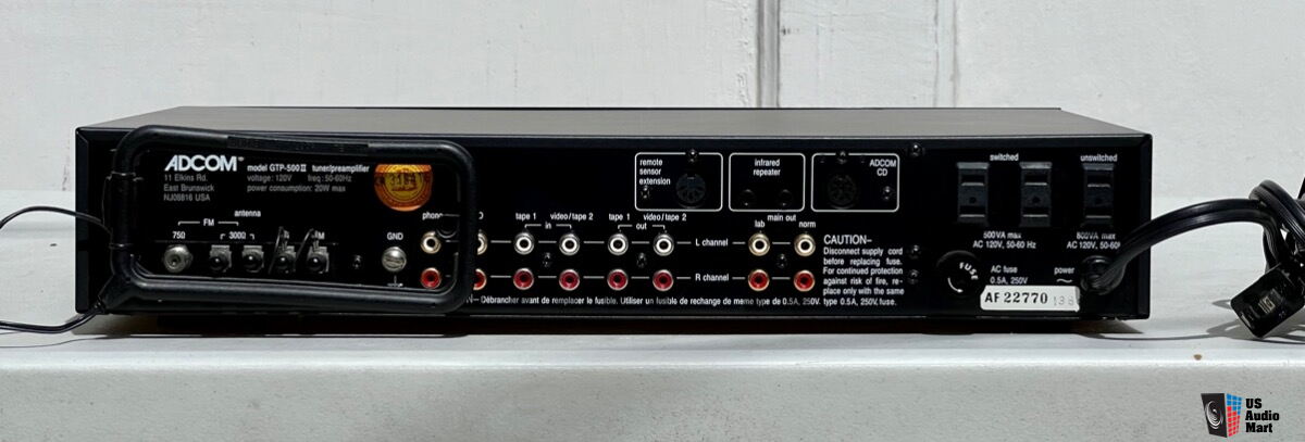 Adcom GFA-545ii, AP tested and performance verified Photo #3869337 ...