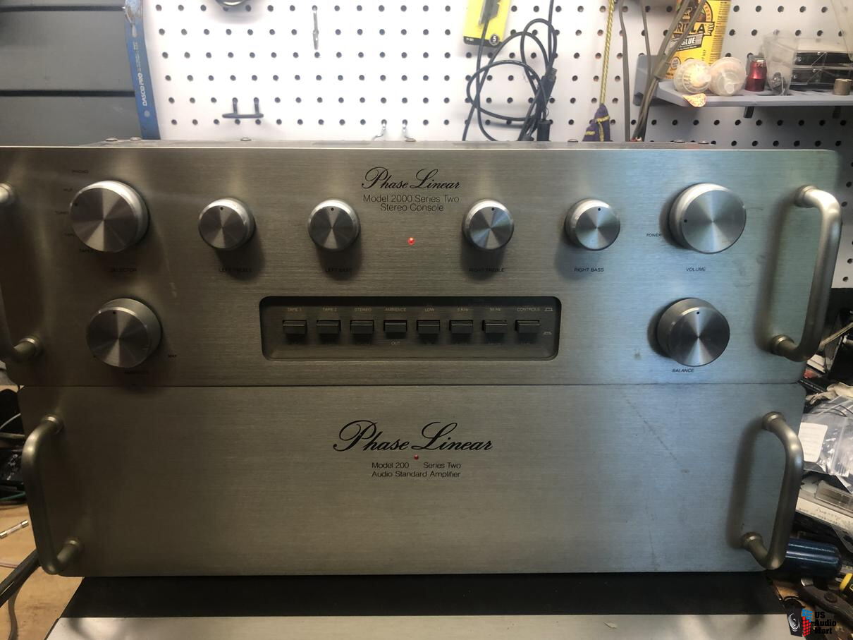 Phase Linear 2000 Preamp II and 200 Amp II, Sound great from Original ...