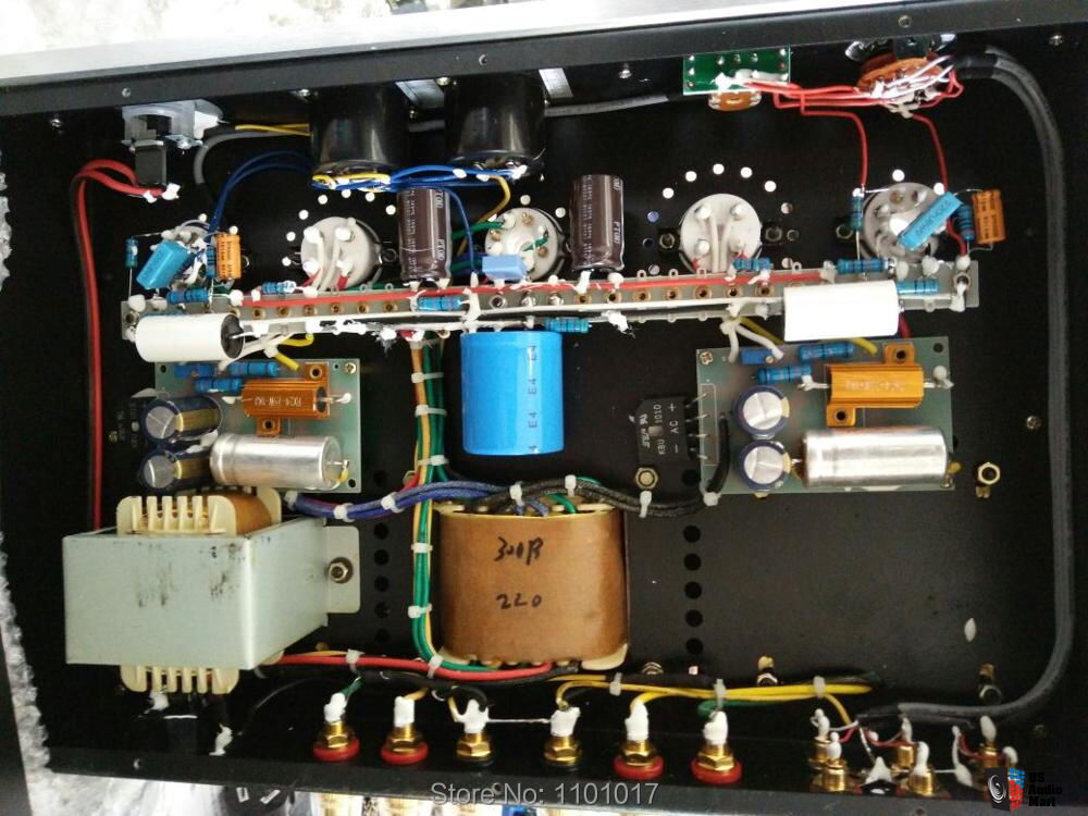 Stno Single ended 300B Amp,3 sets of new 300 Triodes,vintage chrome top ...