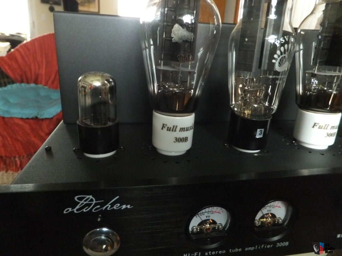 Stno Single ended 300B Amp,3 sets of new 300 Triodes,vintage chrome top ...