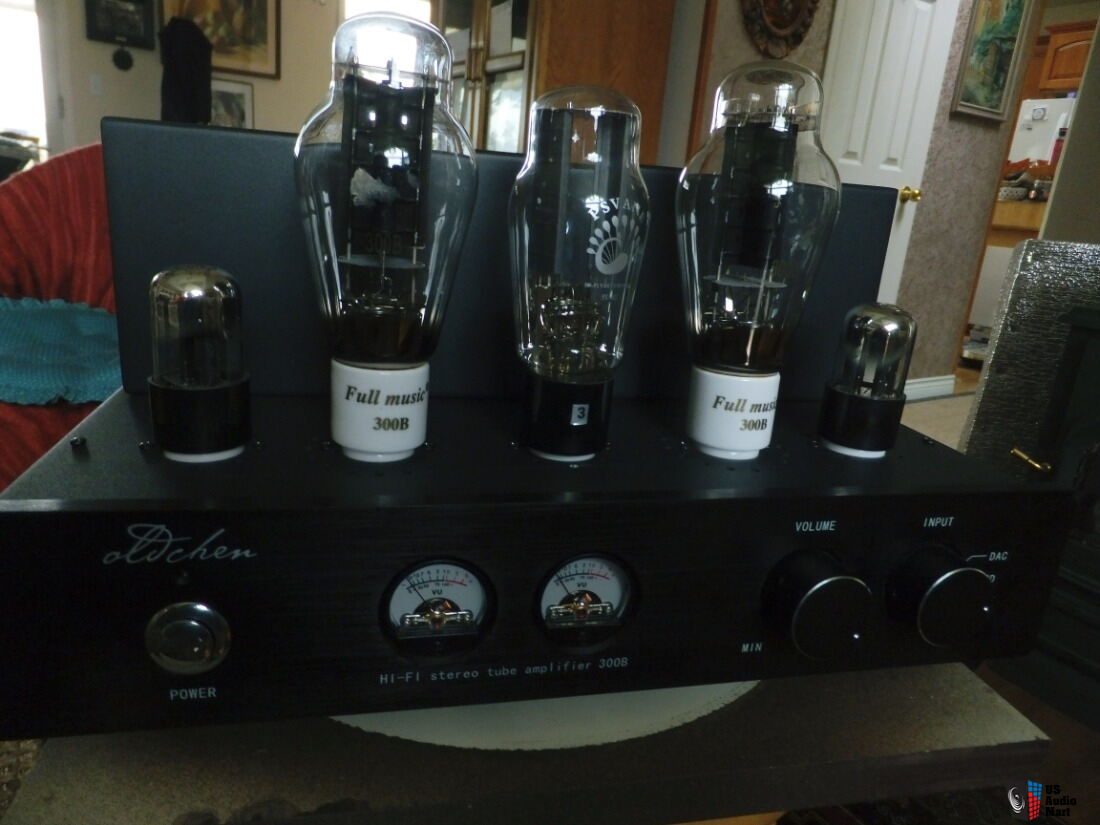 Stno Single ended 300B Amp,3 sets of new 300 Triodes,vintage chrome top ...