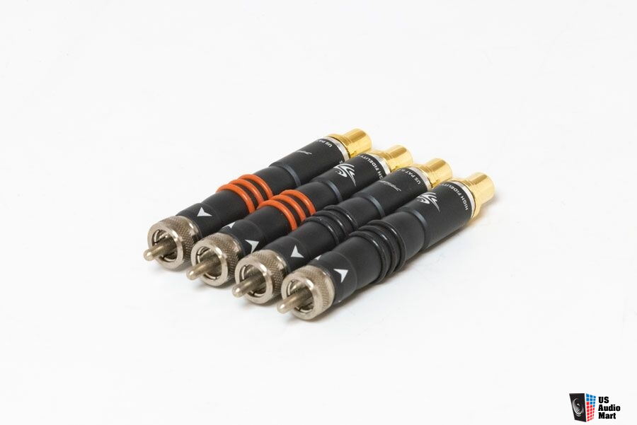 WTD HFC High Fidelity Cables "Signature RCA Adapters" (pair or set of 4 ...