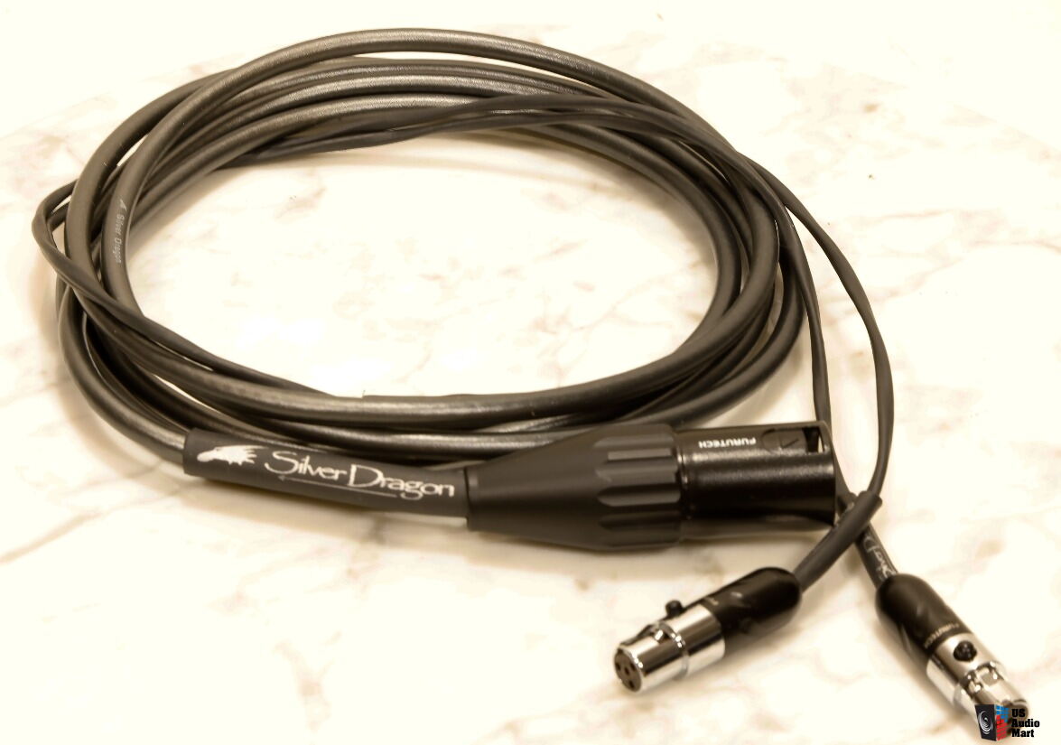 Moon Audio Silver Dragon Headphone cable for Audeze LCD Series For Sale ...