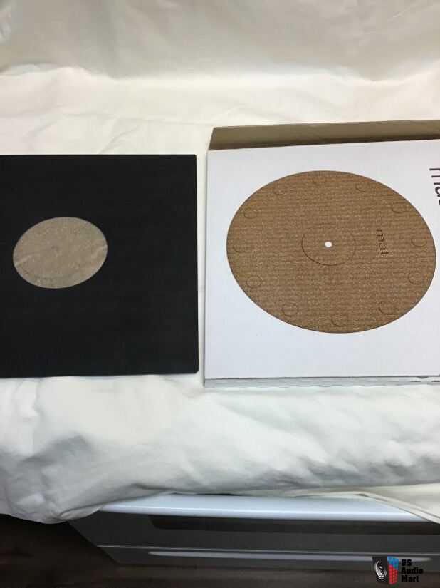 Music Hall Cork Record Mat Dealer Ad - US Audio Mart