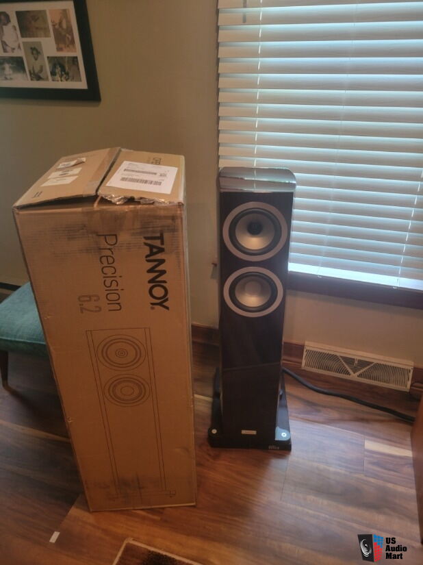 Tannoy 6.2 full range tower speakers in Beautiful Satin Walnut ,and ...