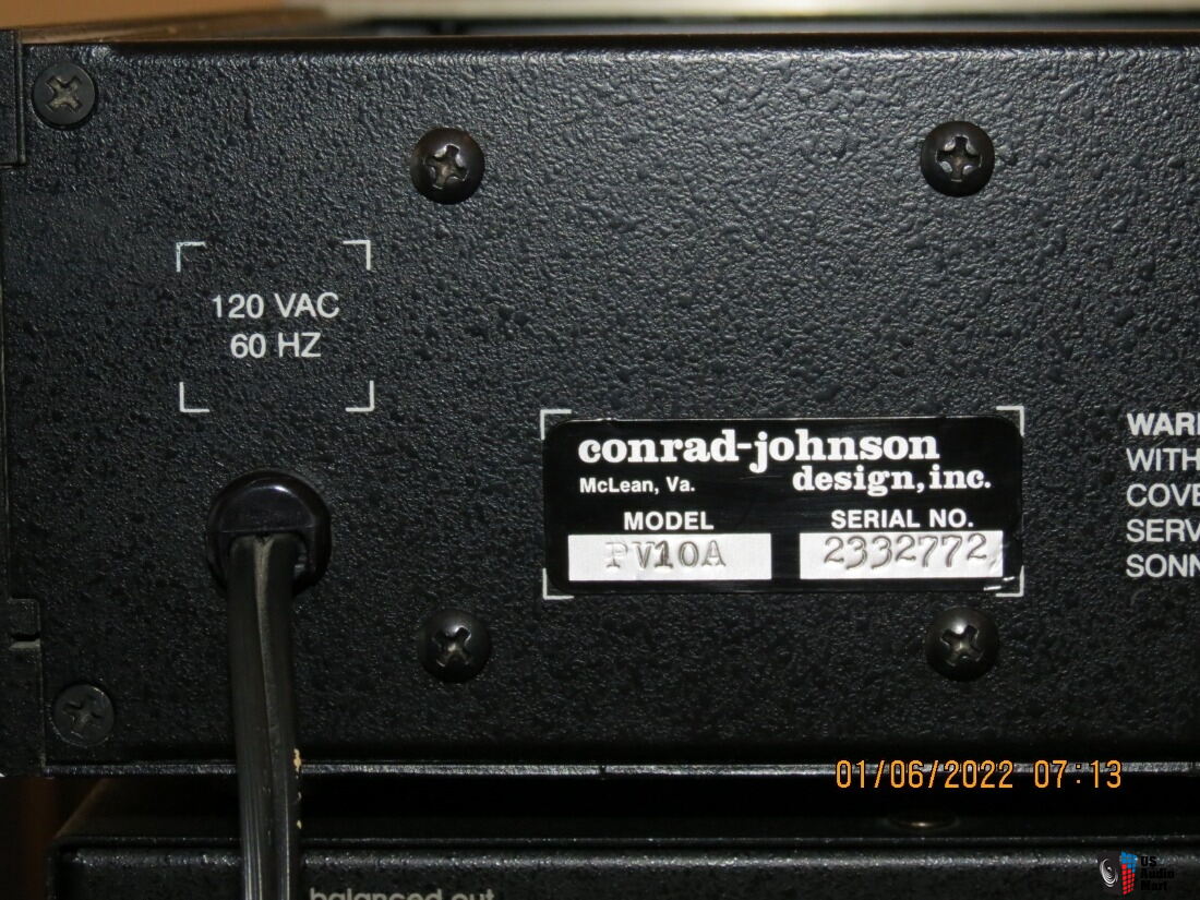Conrad Johnson PV-10A Preamp Photo #3887817 - US Audio Mart