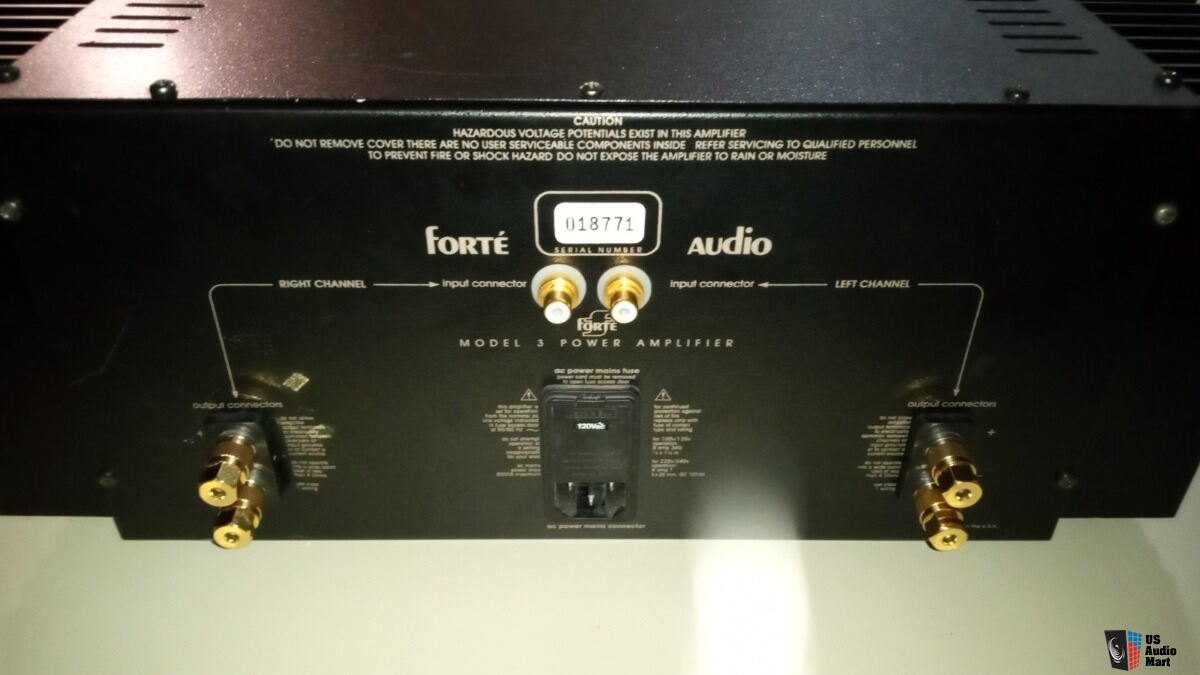 Forte Model 3 poweramp Photo #3887878 - US Audio Mart