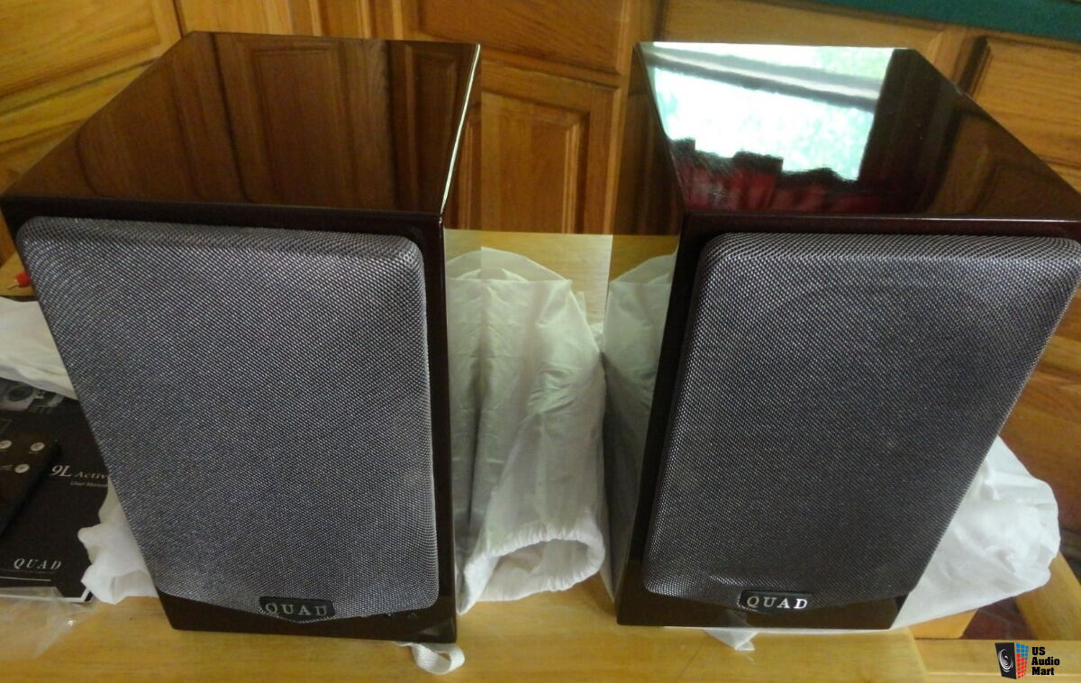 Quad 9L active speakers with remote Photo #3889777 - UK Audio Mart