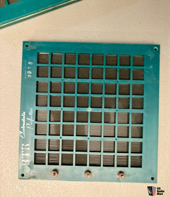 Lot of 7 RTR Electrostatic speaker panel tweeter elements Photo ...