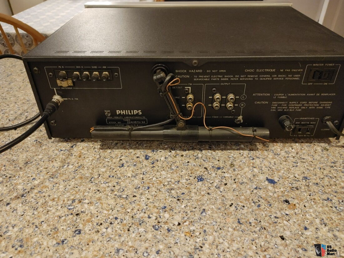 Philips AH673 Top Rated FM tuner Silver in excellent condition Photo ...