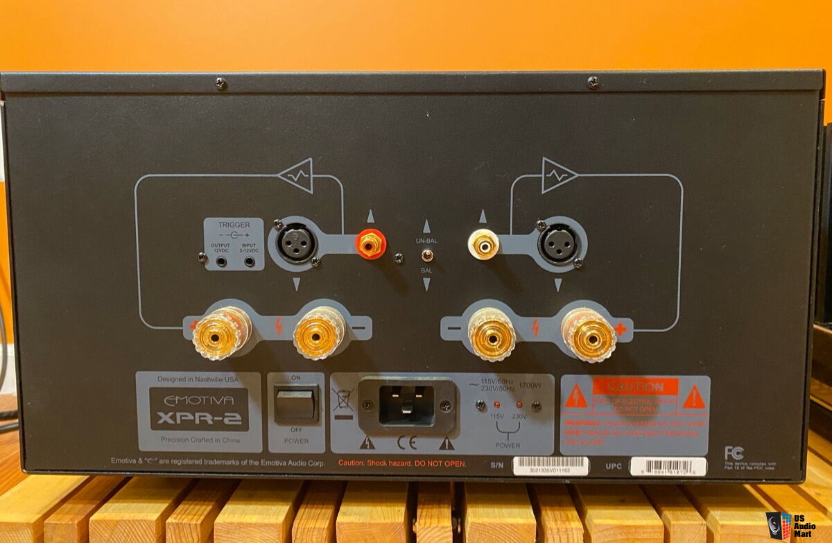 Emotiva XPR-2 Stereo Reference Power Amplifier Photo #3897031 - US ...