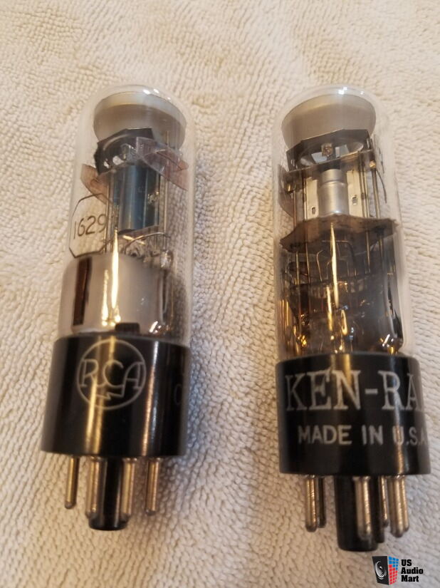 Pair of 1629 green eye vacuum tubes Photo #3900769 - US Audio Mart