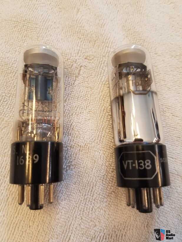 Pair of 1629 green eye vacuum tubes Photo #3900772 - US Audio Mart