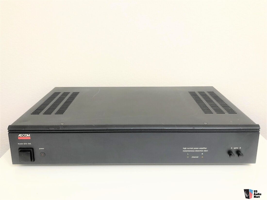 Adcom AGF-535 Dual Mono Stereo Power Amplifier Photo #3901272 - UK ...