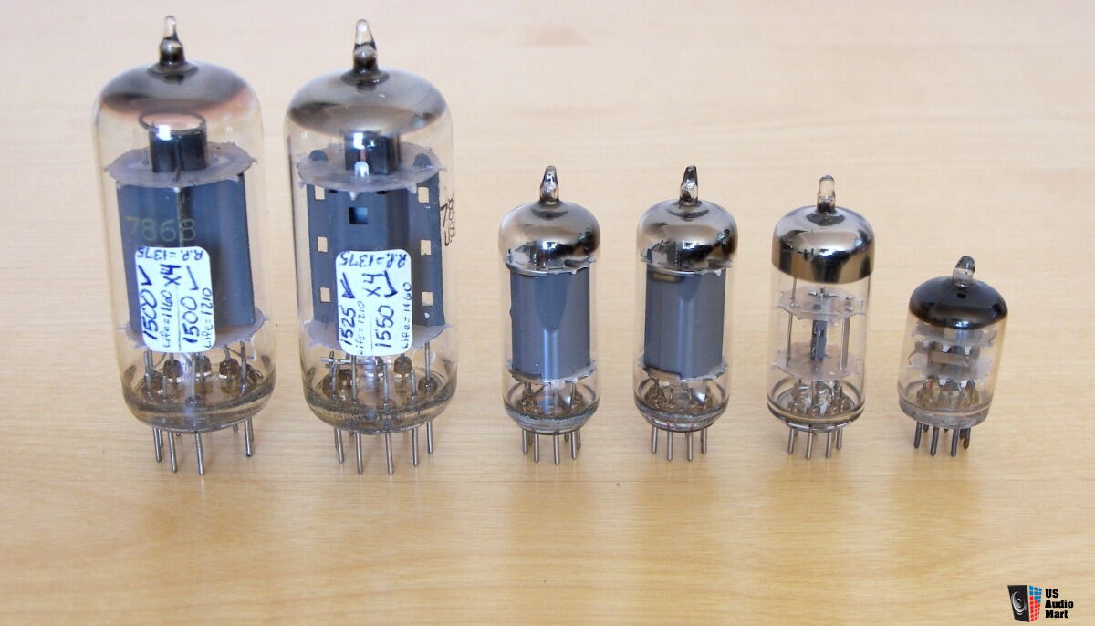 7868 Pentode Output Tubes pair