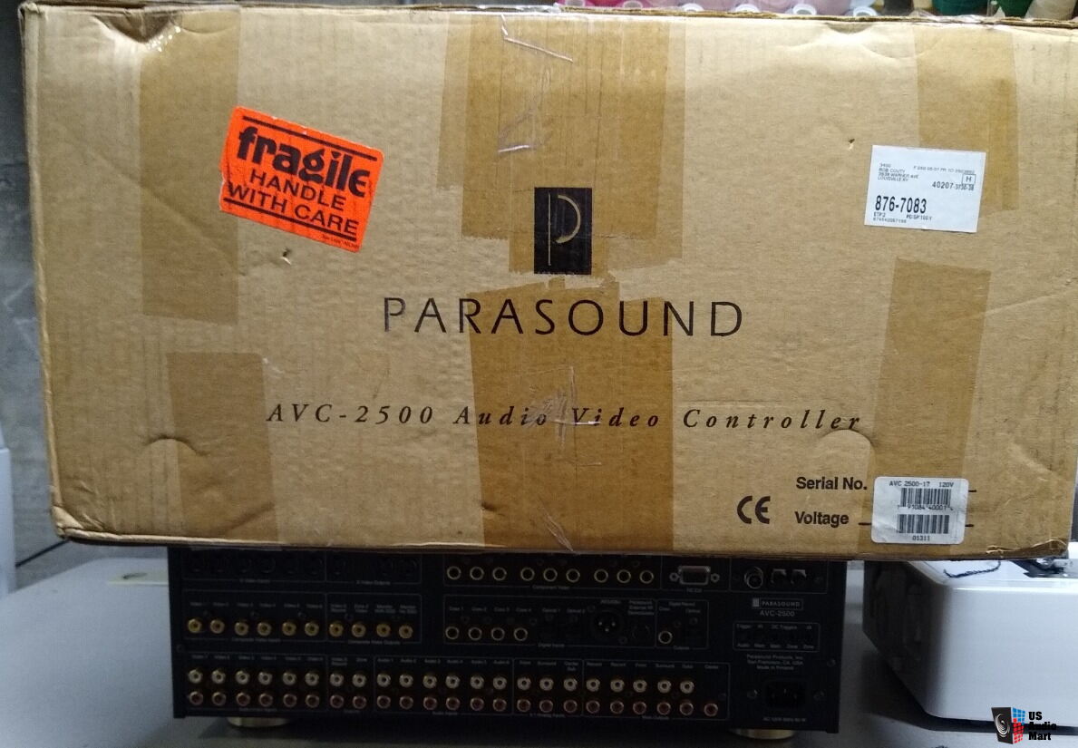Parasound AVC 2500 A/V Pre Amp Photo #3904653 - US Audio Mart