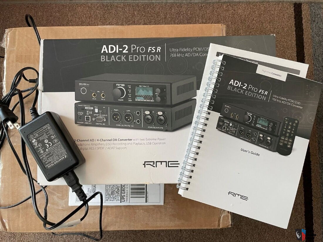 RME ADI-2 Pro FS R "Black Edition Photo #3906783 - US Audio Mart