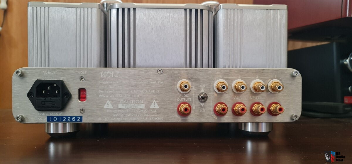 Woo Audio WA2 silver OTL Tube Amplifier Photo #3907534 - US Audio Mart