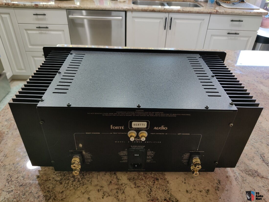 Forte Audio Model 3 Upgraded PASS LABS Threshold Photo #3911230 - US ...