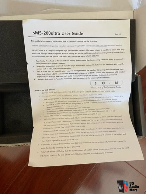 Sotm sMS-200 ultra streamer Photo #3914719 - US Audio Mart