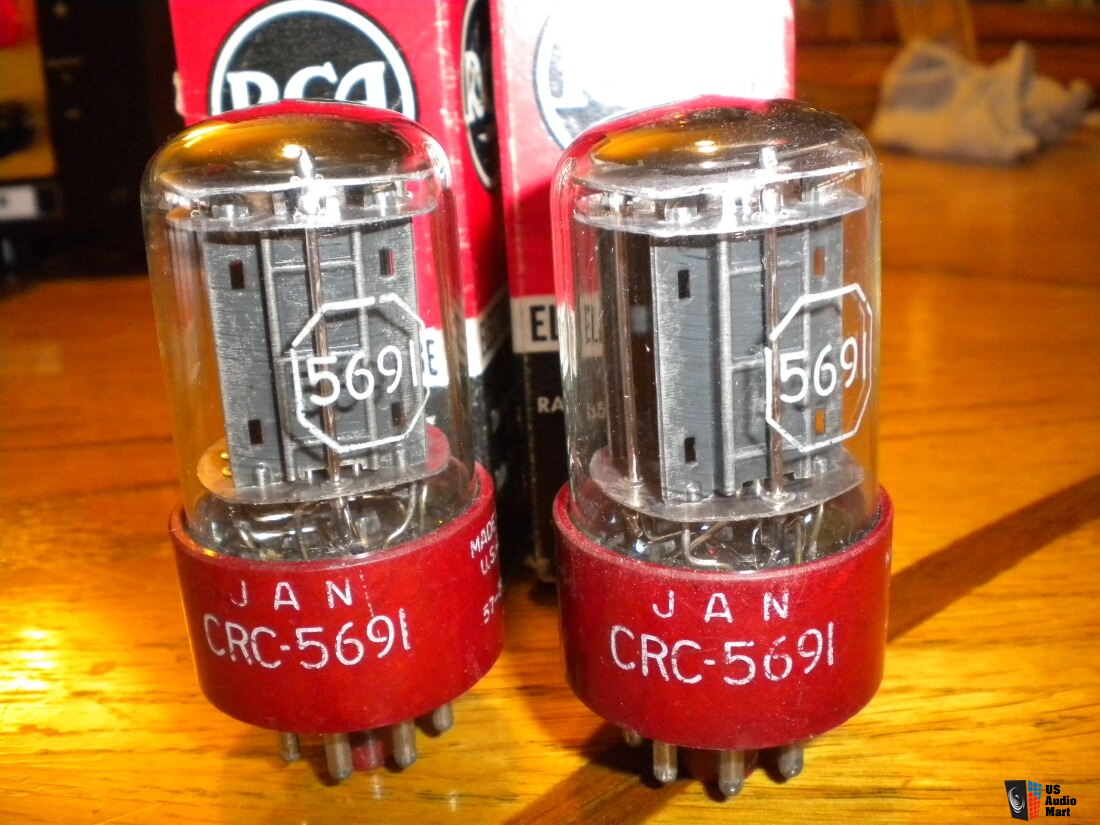 RCA JAN-CRC-5691/6SL7GT Red Base Tubes, Matched Pair Photo #3915475 ...
